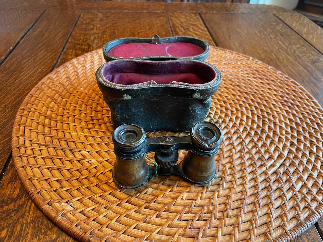 Vintage English Opera Glasses With Original Leather Case - Etsy