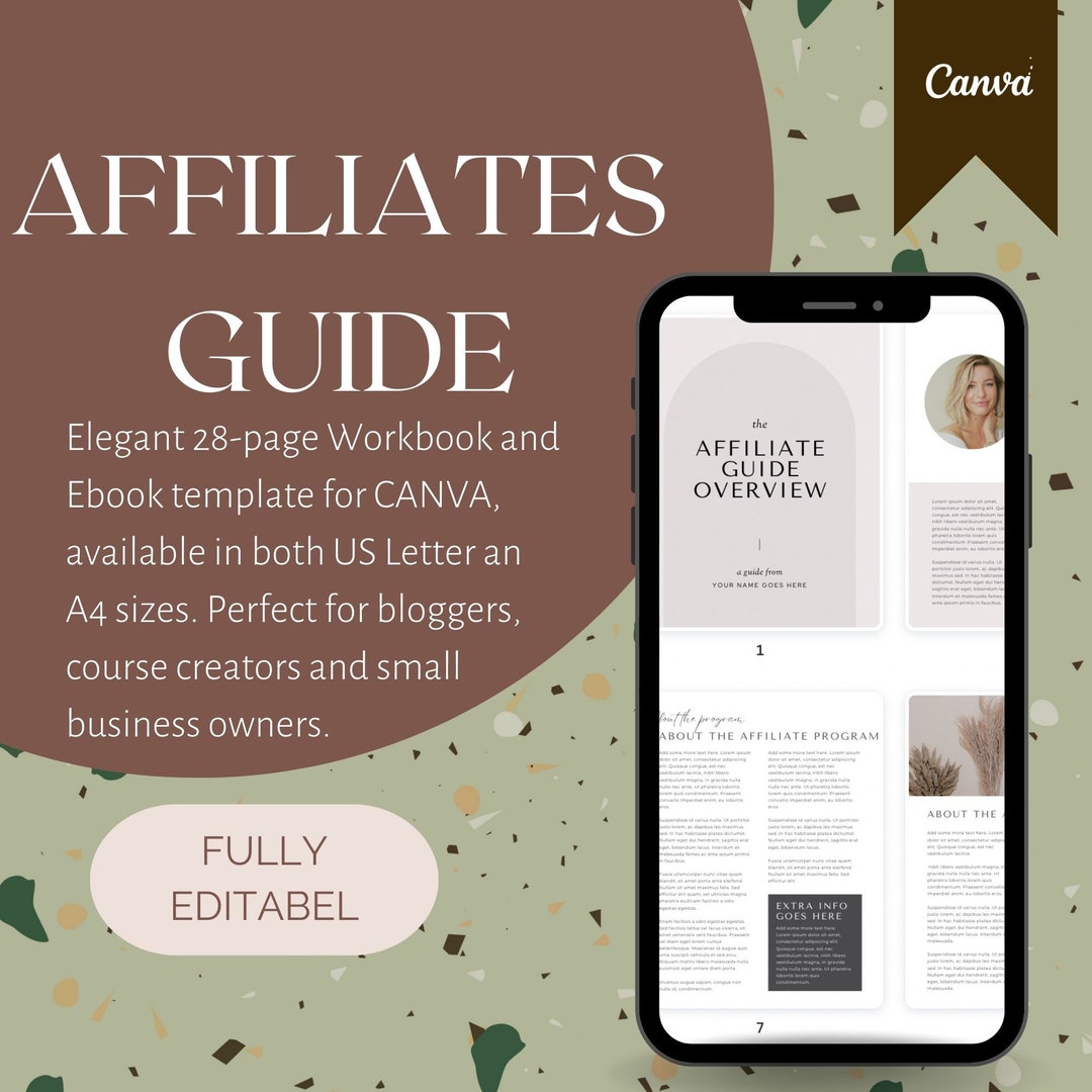 Affiliate Guides Template, Styling, Branding, Client Guide Template ...