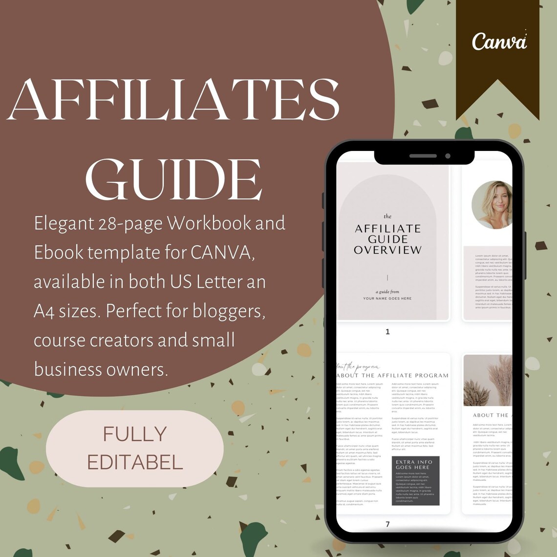 Affiliate Guides Template, Styling, Branding, Client Guide Template ...