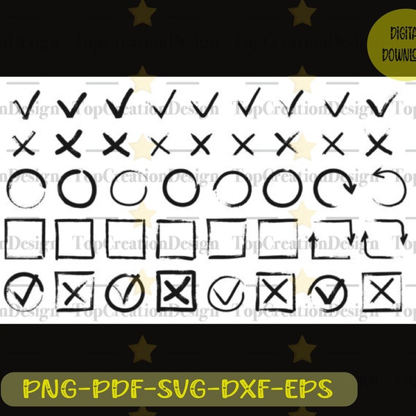 Check Mark Svg - Etsy