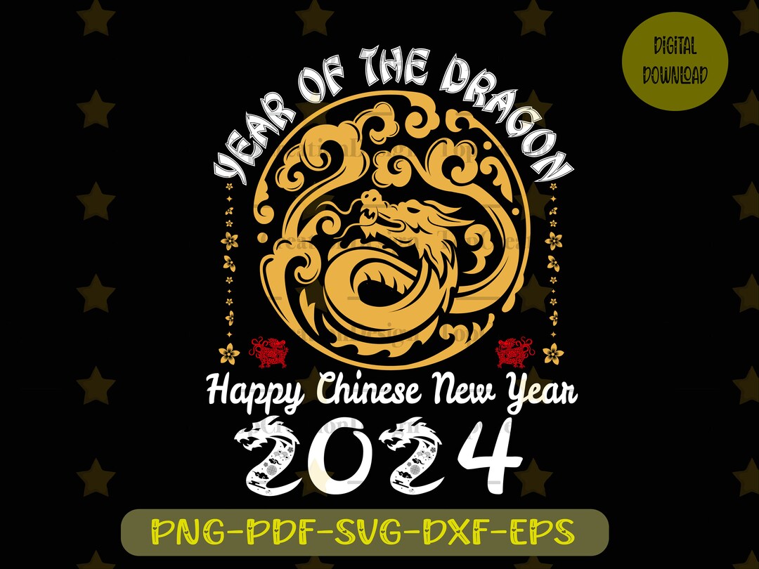 New Year's Eve of the Dragon Chinese Happy New Year 2024, Chinese New ...