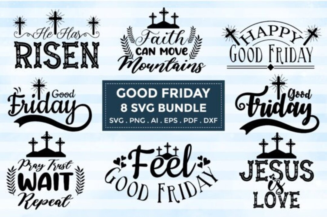 Good Friday Svg Bundle , Its Friday Designs , Good Friday, Crown of ...