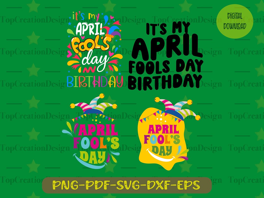 Funny April Fools Day Svg , Happy April Fools Day Bundle Svg, April ...