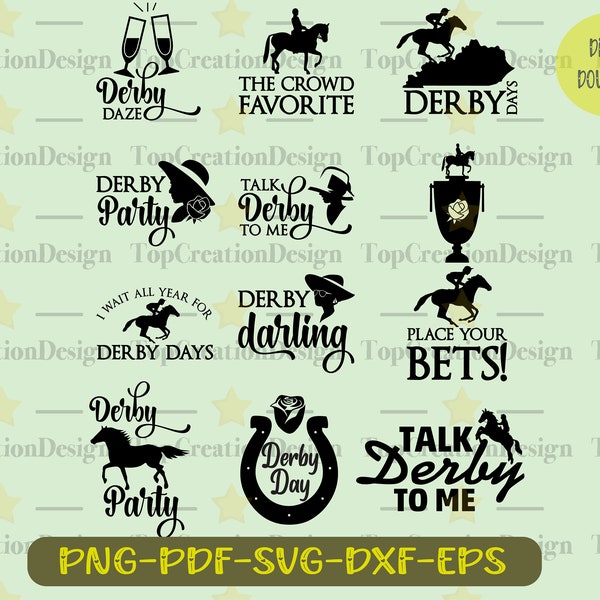 Derby Svg - Etsy