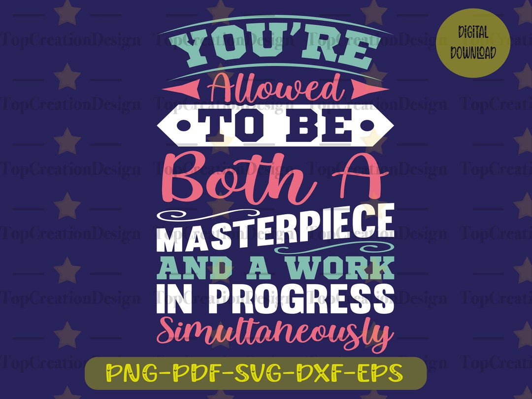 Inspirational SVG PNG You Matter Svg Motivational Svg - Etsy