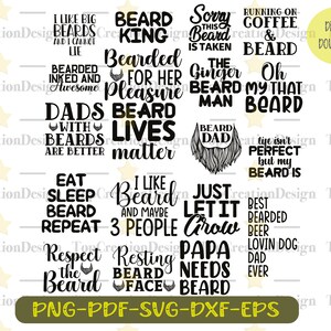 Beard Svg Bundle , Beard Quote SVG Bundle, Hipster SVG, Glasses Svg ...