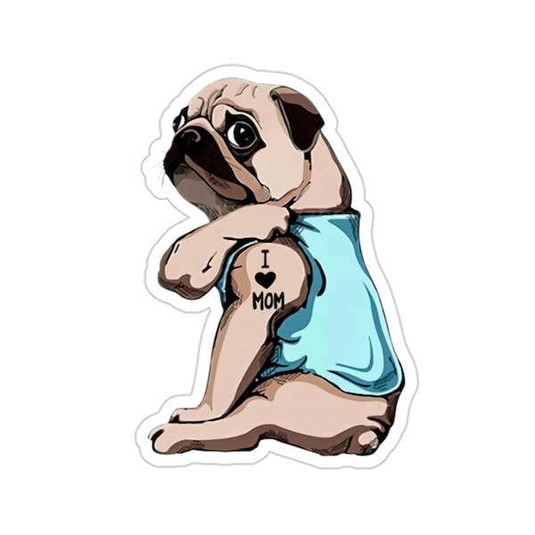 Pug Sticker - Etsy