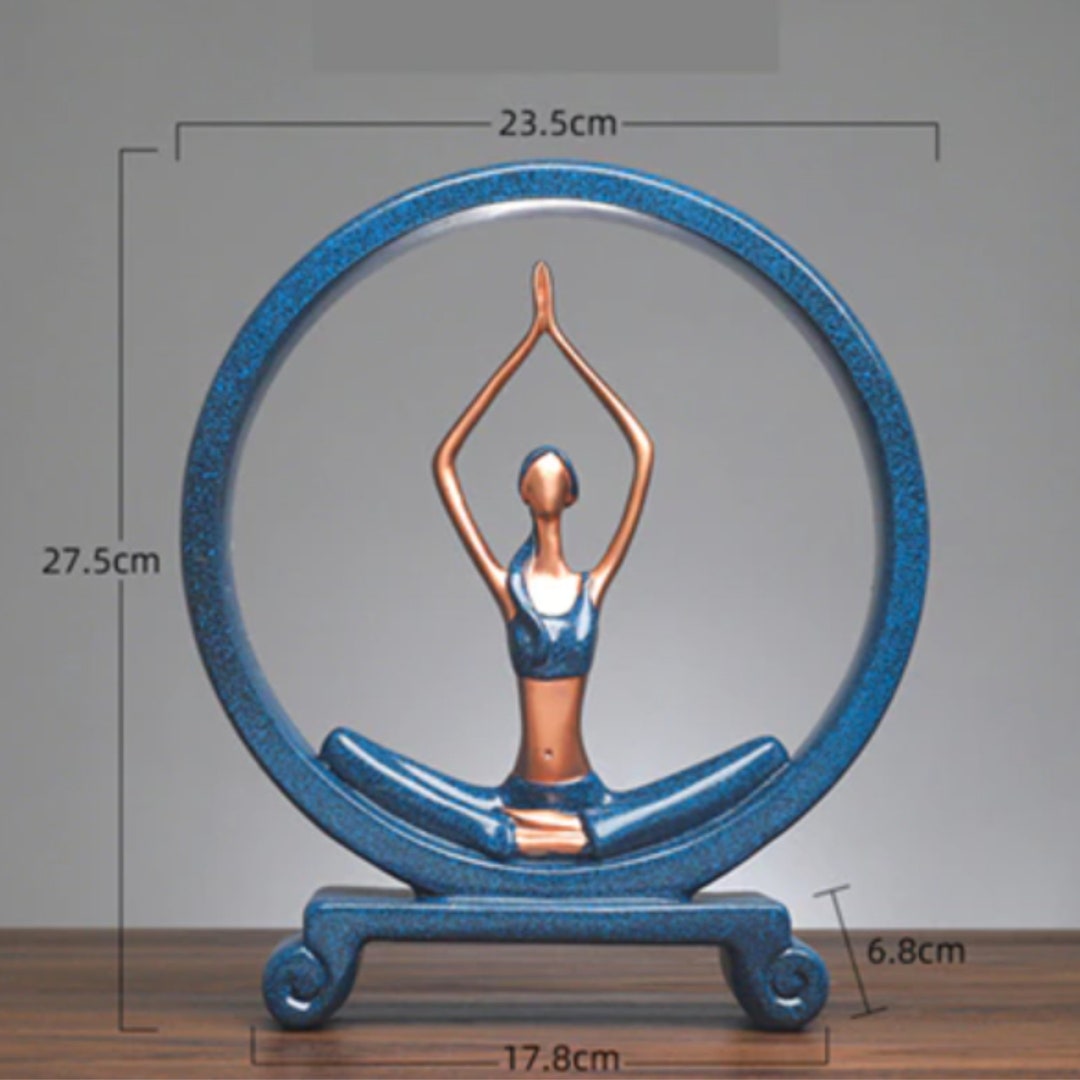 Yoga Resin Figurine 20.5cm to 27.5cm Yogi Statue Decoration - Etsy