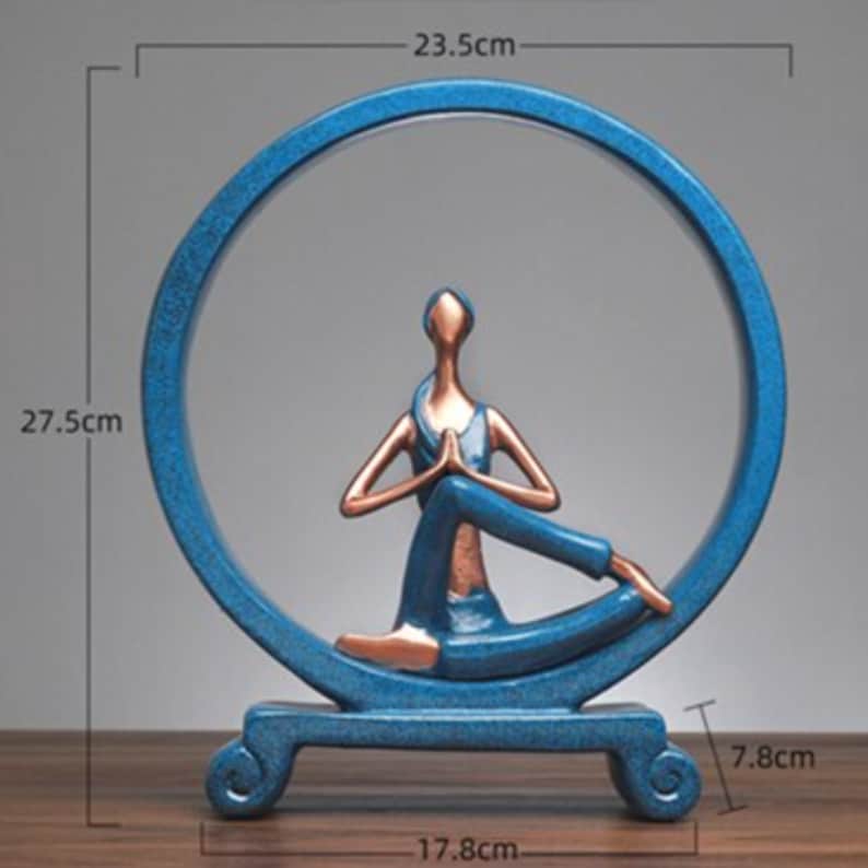 Yoga Resin Figurine 20.5cm to 27.5cm Yogi Statue Decoration - Etsy