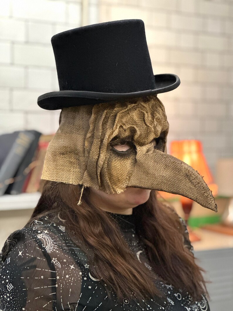 Creepy Scary Cult Hessian Burlap Crow Mask Adult Halloween, Wicker Man ...