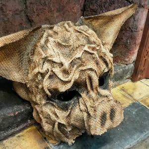 Creepy Scary Cult Occult Burlap Pig Mask - Adult Halloween, Wicker Man ...