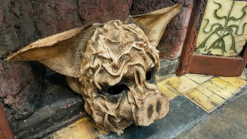 Creepy Scary Cult Occult Burlap Pig Mask - Adult Halloween, Wicker Man ...