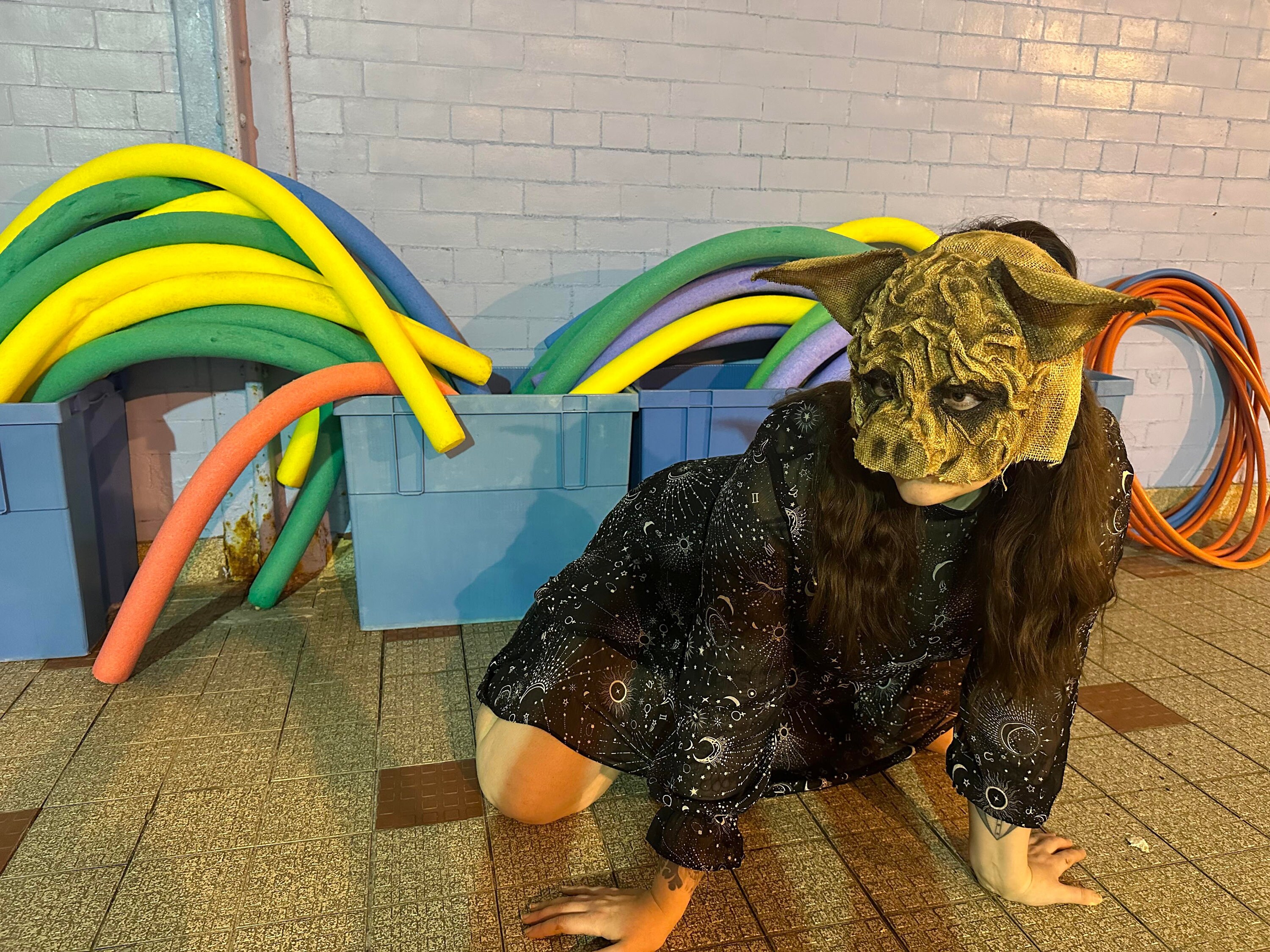 Creepy Scary Cult Occult Burlap Pig Mask - Adult Halloween, Wicker Man ...