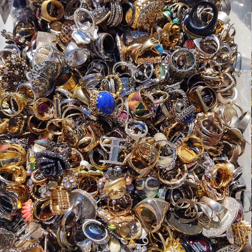 Mystery Ring Treasure Hunt Lot Fashion Jewelry Surprise Pack - Etsy