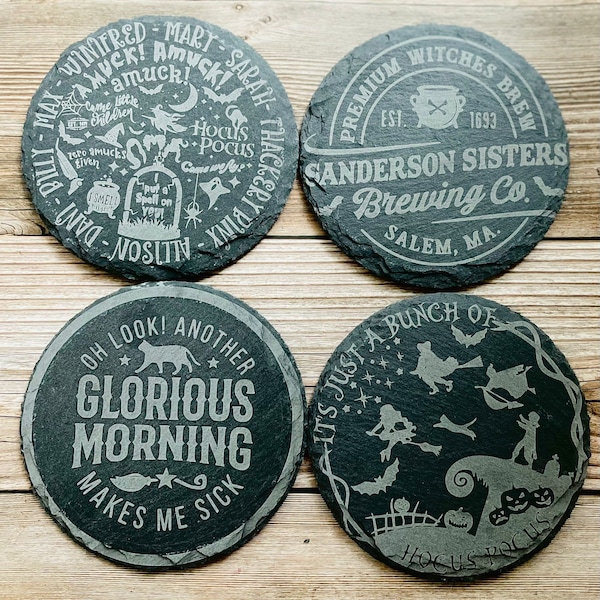Slate Coasters - Etsy
