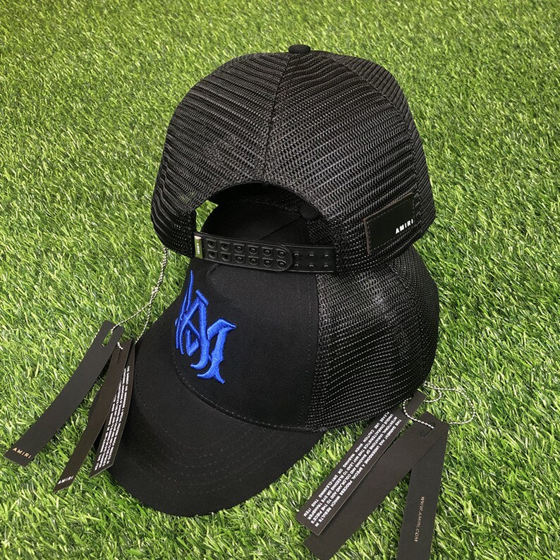 AMIRI AM LOGO Mesh Baseball Capamiri Trucker Hat Baseball - Etsy