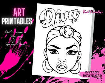 Diva Sip and Paint - Etsy