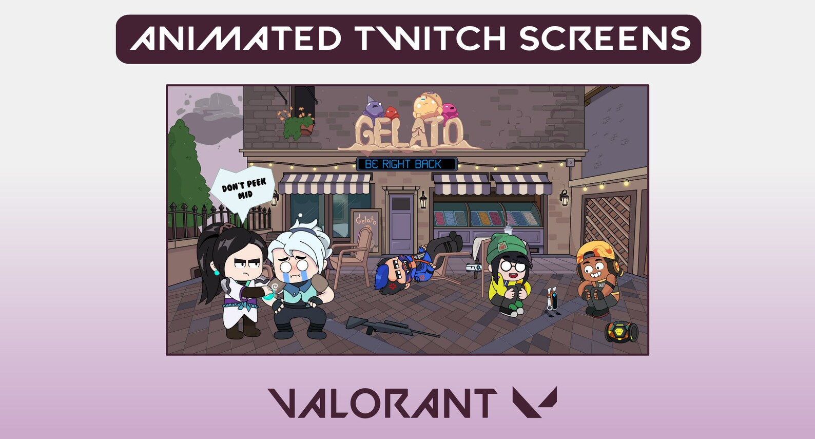 Valorant Team Background / Stream starting soon / Be right - Etsy España