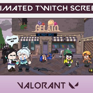 Valorant Team Background / Stream starting soon / Be right - Etsy España