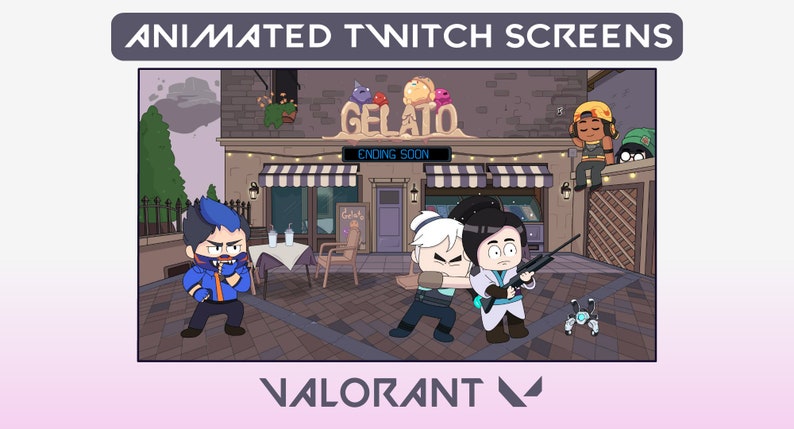 Valorant Team Background / Stream starting soon / Be right - Etsy España