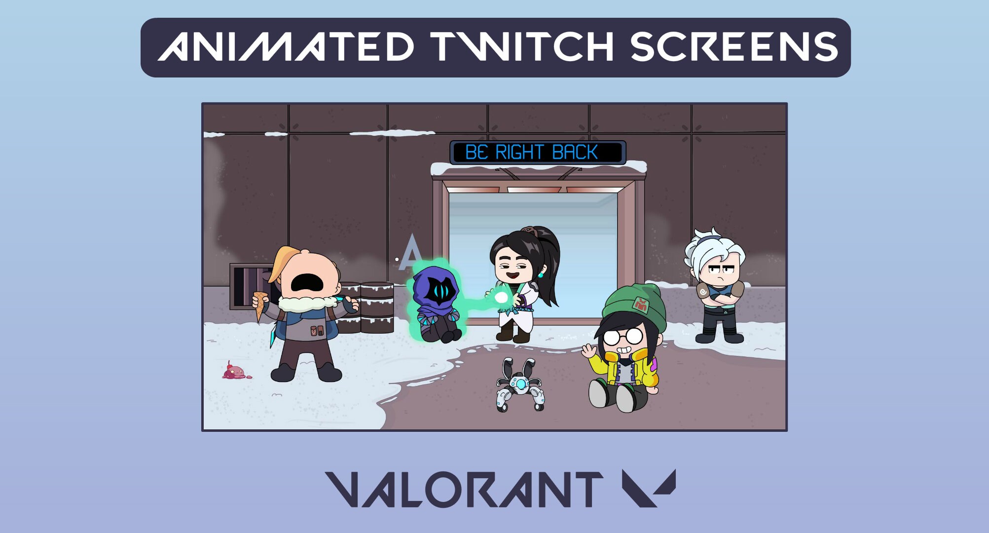 Valorant Team Background Icebox / Stream starting soon / Be right back ...