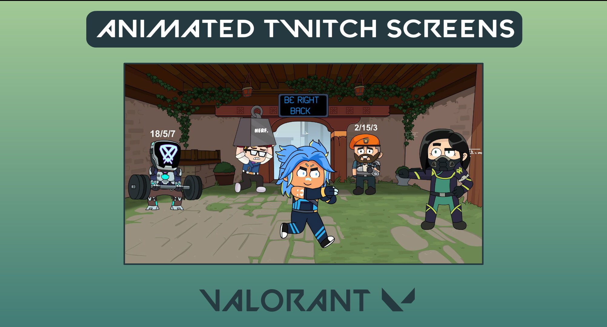 Valorant Team Background Haven / Stream Starting Soon / Be Right Back ...