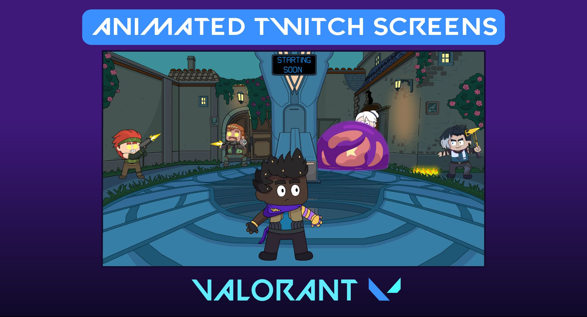 Valorant Team Background Pearl / Stream Starting Soon / Be - Etsy