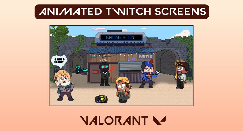 Valorant Team Background Breeze / Stream Starting Soon / Be Right Back ...