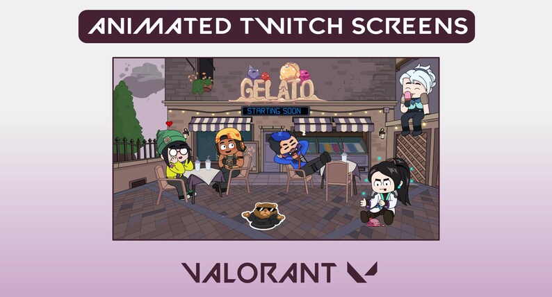Valorant Team Background / Stream starting soon / Be right - Etsy España
