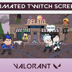 Valorant Team Background / Stream starting soon / Be right - Etsy España