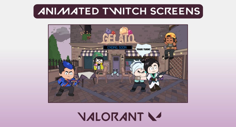Valorant Team Background / Stream starting soon / Be right - Etsy España
