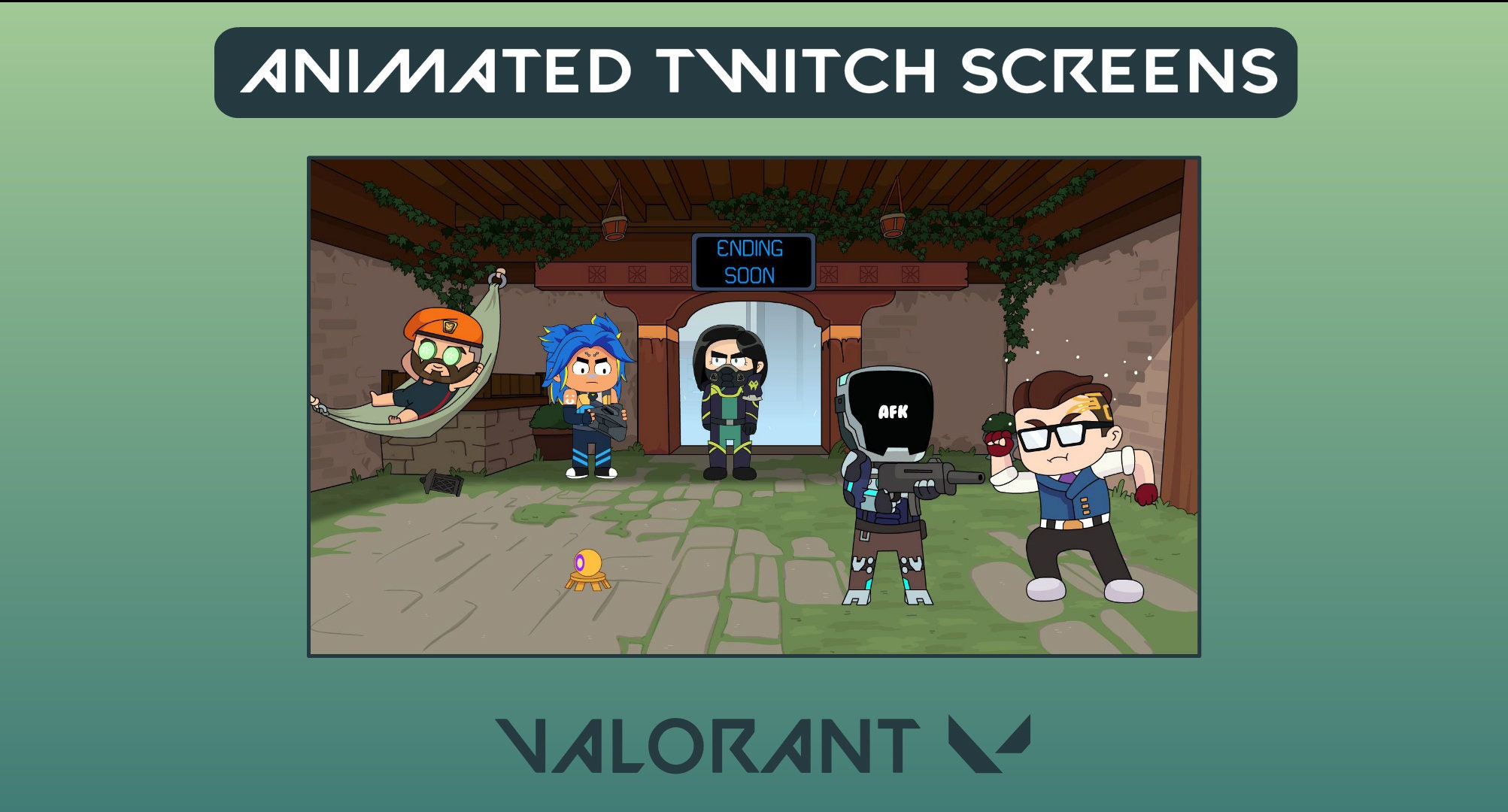 Valorant Team Background Haven / Stream Starting Soon / Be Right Back ...