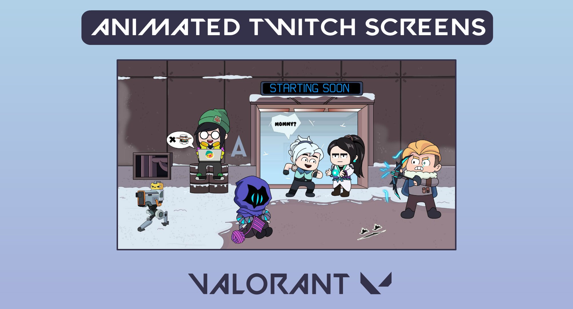 Valorant Team Background Icebox / Stream starting soon / Be right back ...