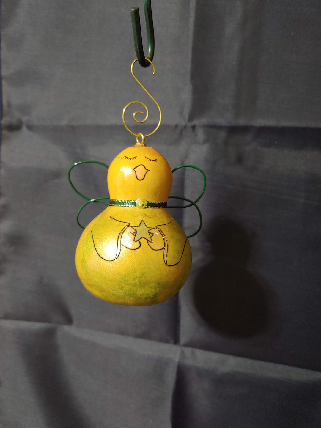 Angel Gourd Ornament - Etsy
