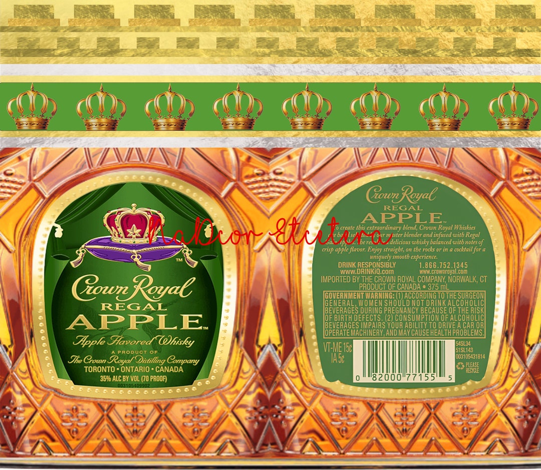 Crown Royal Apple Tumbler Wrap - Etsy