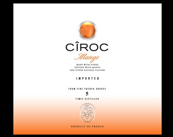 Alcohol Tumbler Design Sublimation Tumbler Wrap Mango Ciroc - Etsy