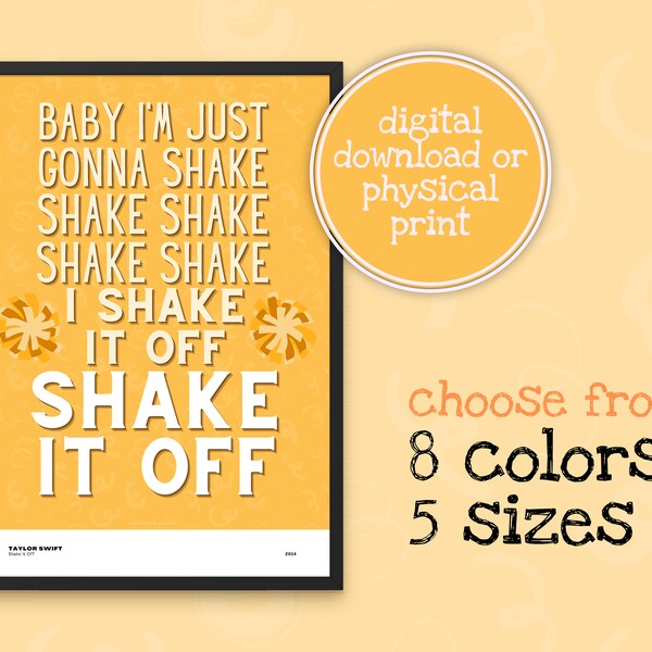 Shake It Off - Etsy