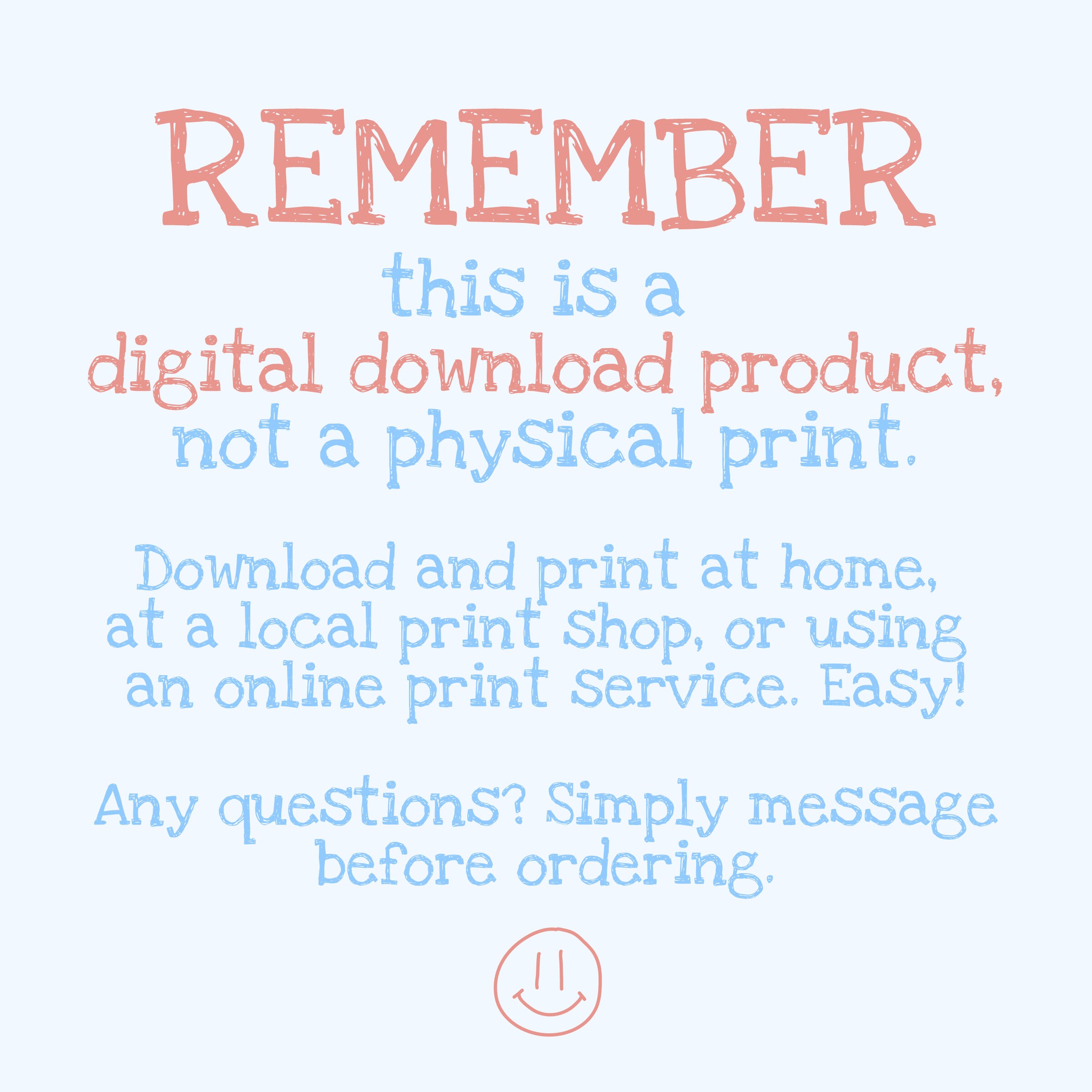 PLAIN / Custom Quote Poster / Digital Download / Customisable Text ...