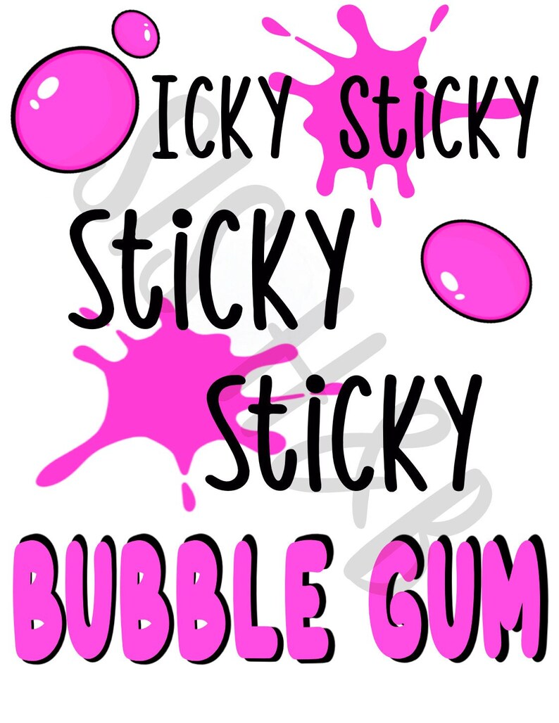 Ms Rachel Icky Sticky Bubblegum PNG - Etsy