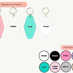 Retro Motel Keychains Mothers Day Gift Anniversary Gift Gift for Her ...