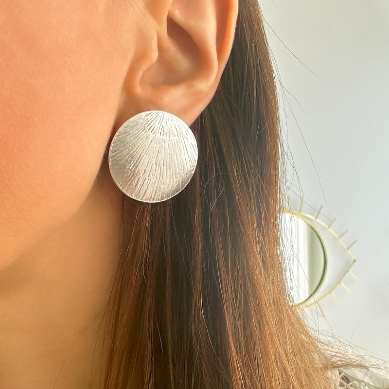 Big Round Earrings - Etsy