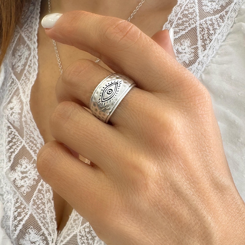 Evil Eye Ring - Etsy