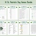 St Patrick's Day Game Bundle Printable Fun Irish Games - Etsy