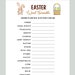 Easter Word Scramble Game Printable, Easter Party Game, Kids Easter ...