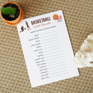 Basketball Party Games Bundle Printable, Tailgate Game, Mens College ...