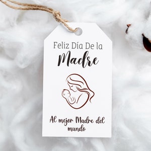 Spanish Happy Mothers Day Gift Favor Tag, Feliz Día Del Madre Tags ...
