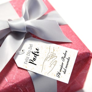 Spanish Happy Fathers Day Gift Favor Tag, Feliz Día Del Padre Tags ...