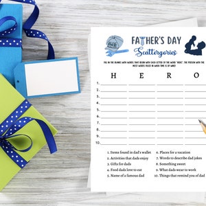 Father's Day Game Bundle Printable Fathers Day Ideas Fun - Etsy