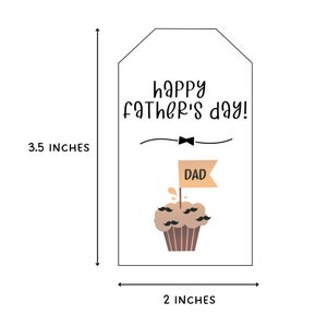 Happy Father's Day Gift Tags, Gift for Dad, 9 Printable Gift Tags ...
