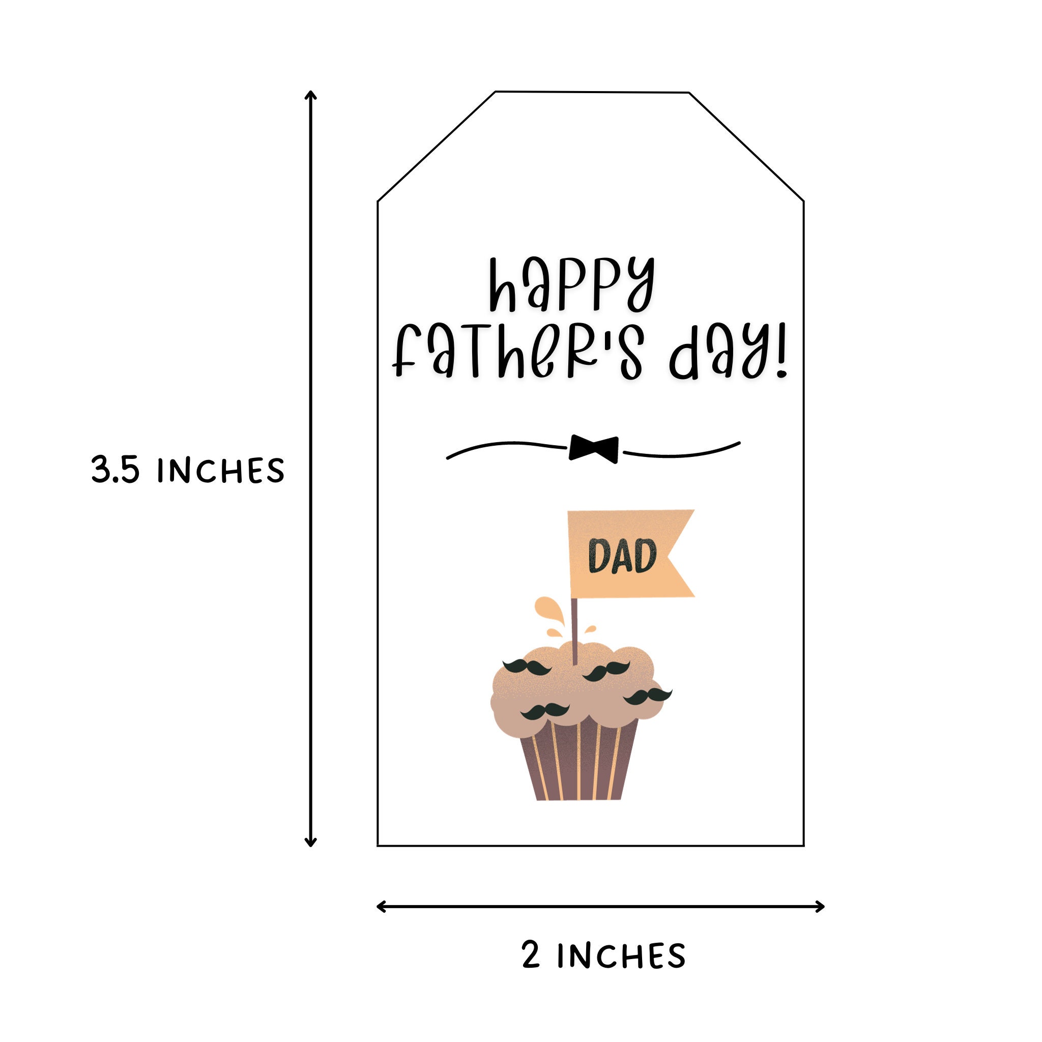 Happy Father's Day Gift Tags, Gift for Dad, 9 Printable Gift Tags ...